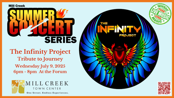 Mill Creek Town Center | Summer Concert Series: The Infinity Project